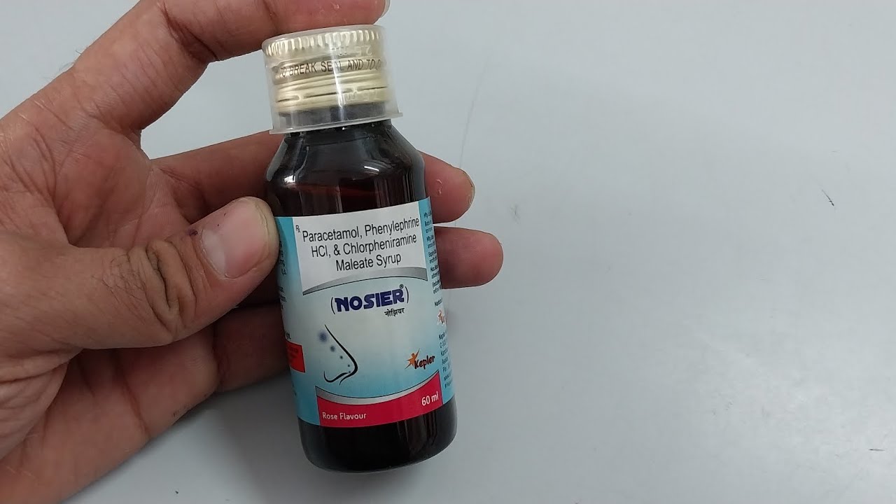 NOSIER syrup use in hindi//Anti-allergy syrup for children - YouTube