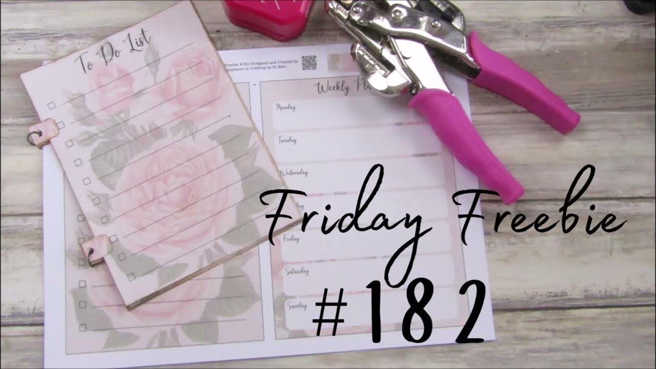 Friday Freebie #182 - YouTube