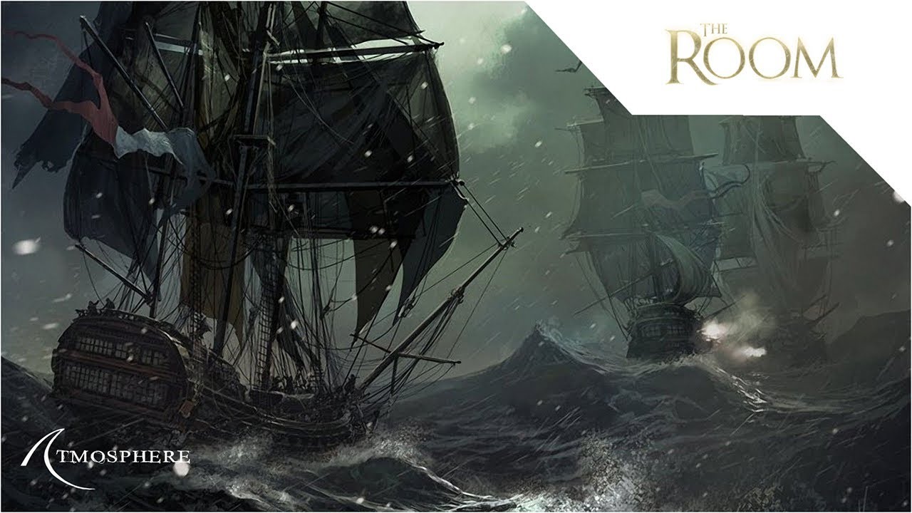 Pirate Ship Soundscape - Crashing Waves - Creaking Ship - YouTube