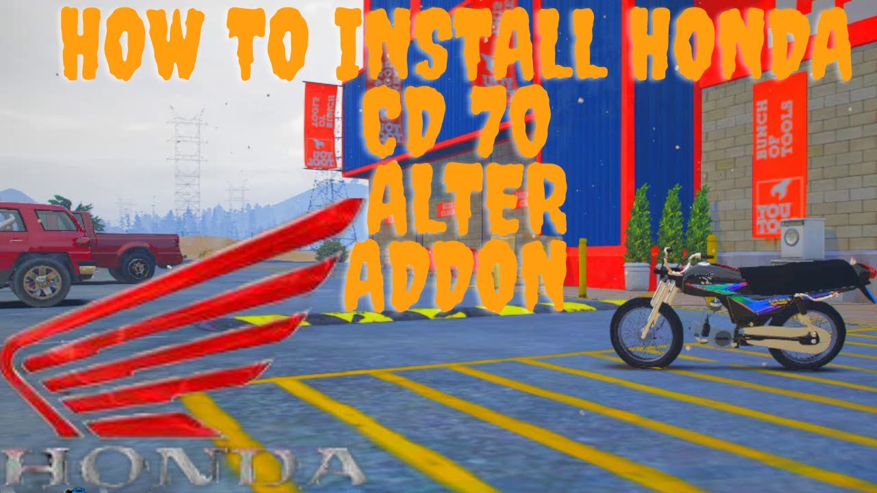 How To Install Honda Cd 70 Alter Bike |ADDON| In Gta V | Farhan Gaming ...