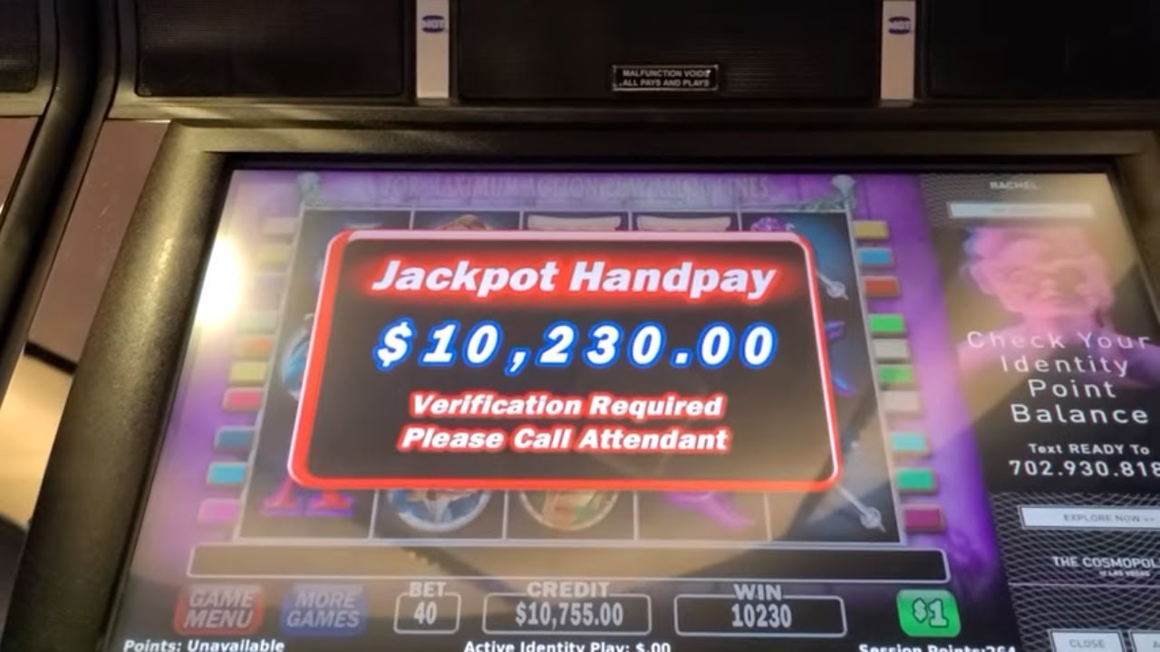 Massive Handpay Jackpot Diamond Queen Slot Machine - YouTube