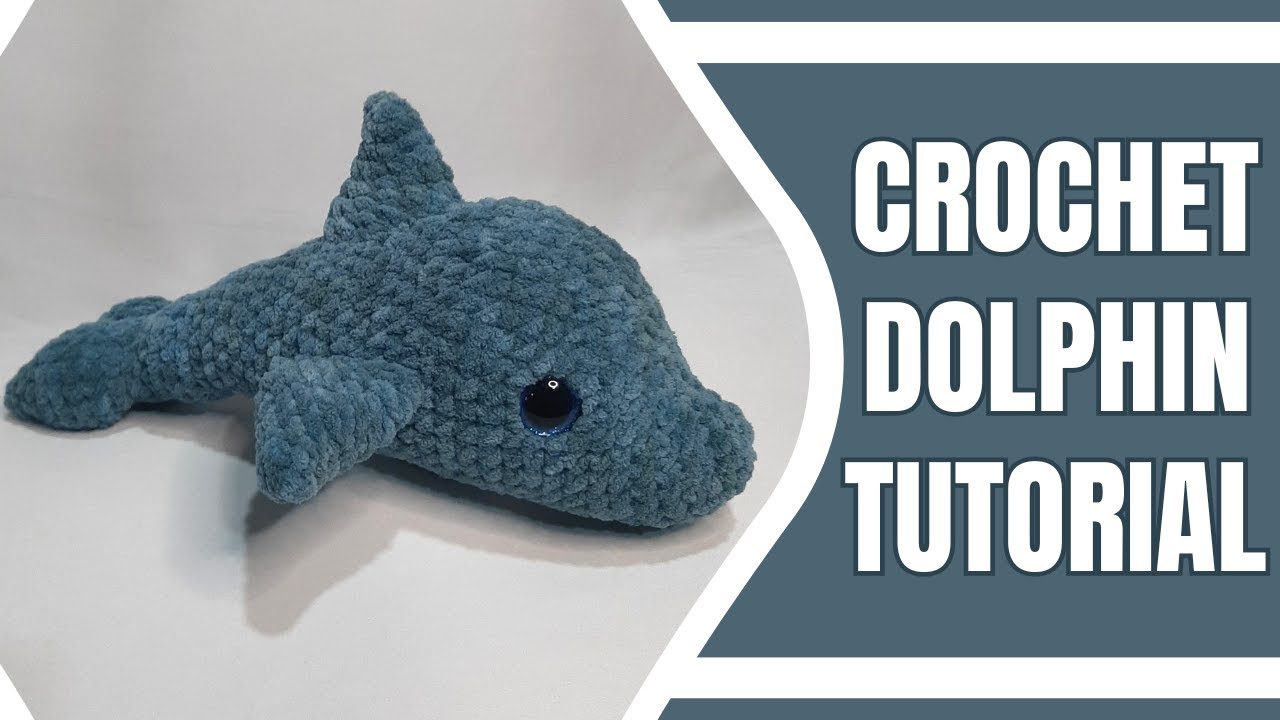 How To Crochet A Dolphin | Free Amigurumi Dolphin Pattern - YouTube