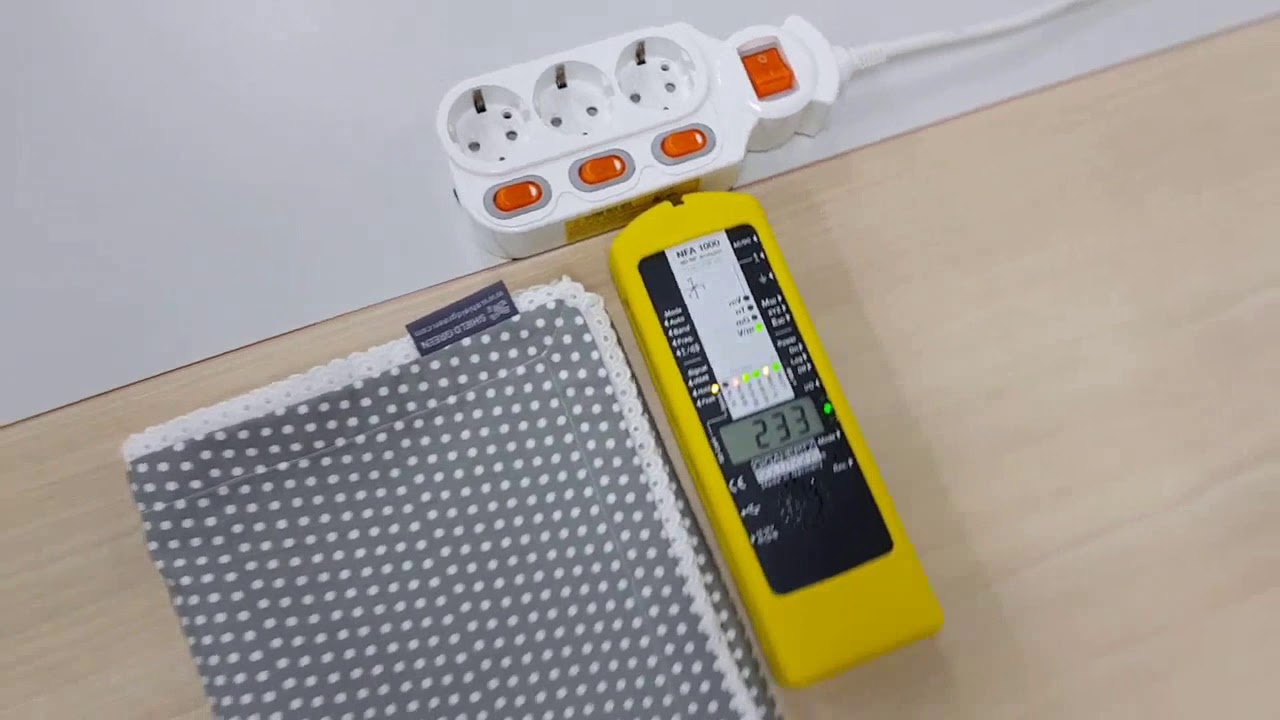(Eco friendly)EMF/RF Shielding Blanket-Modern Dot-Shieldgreen - YouTube