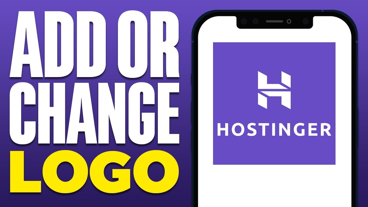 How To Add Or Change Logo in Hostinger Website Builder (2025) - YouTube