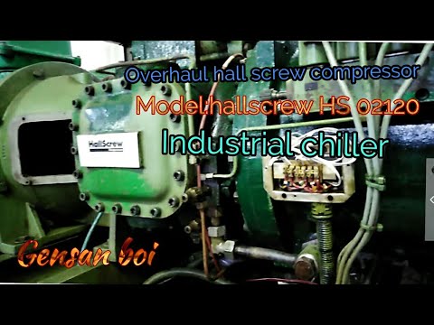 Overhaul hall screw compressor Model:Hallscrew HS 02120 Tri-therm ...