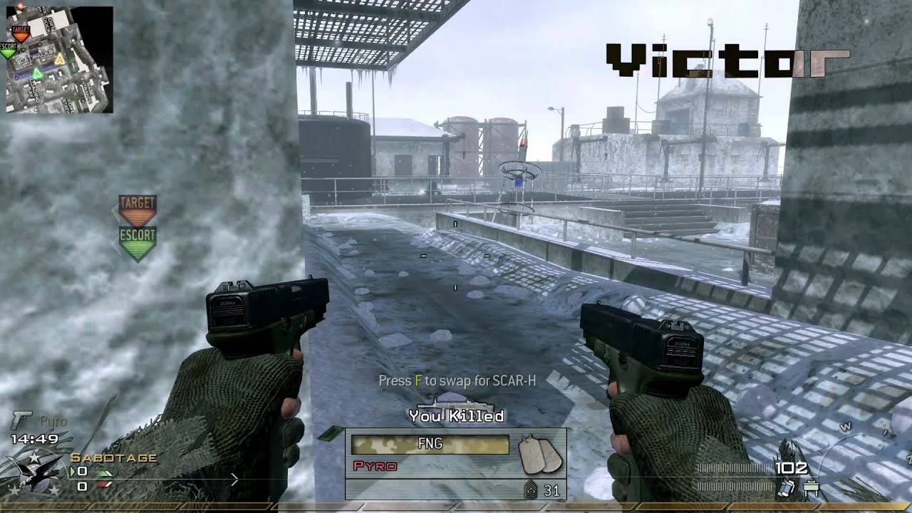 CoD: MW2 - Extreme Skill 19 - Sub Base SAB [1920x1080@50 from 1680x1050 ...