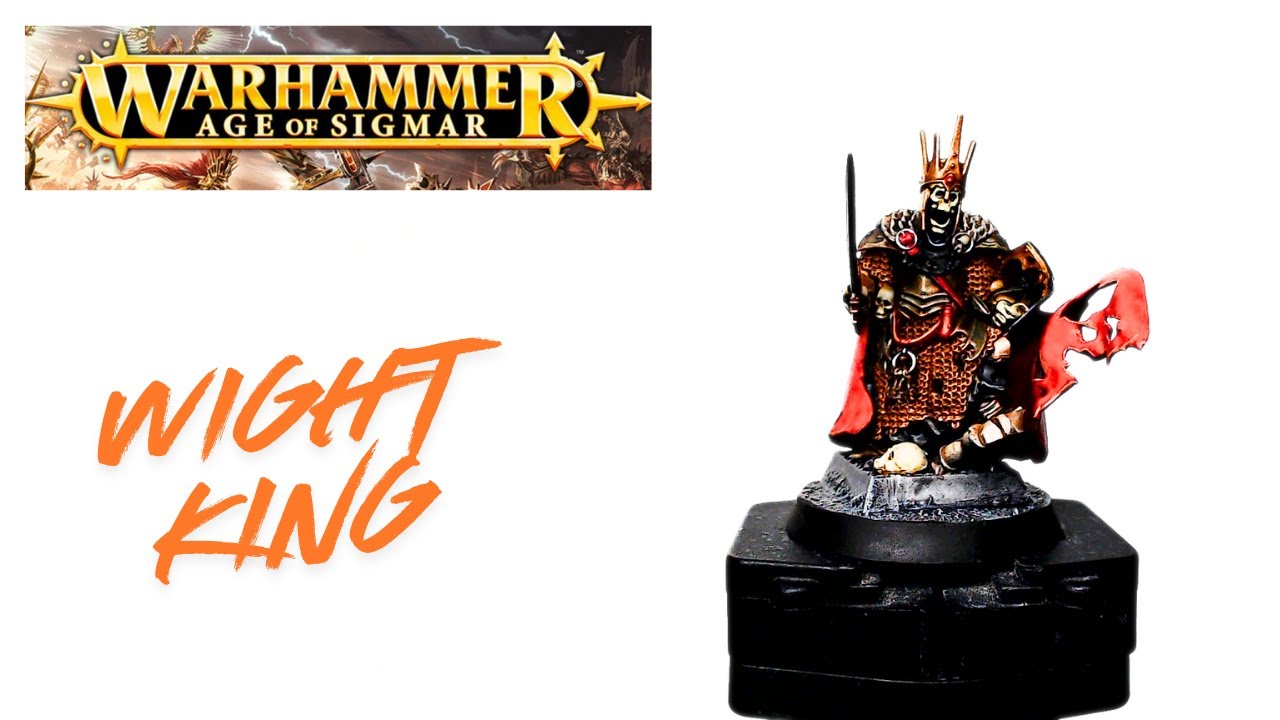 How to paint the Wight King from Warhammer: Age of Sigmar - YouTube