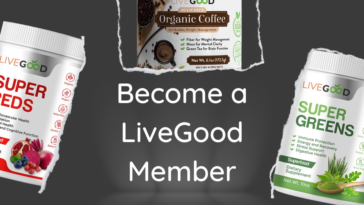 How to Join LiveGood just as a member - YouTube