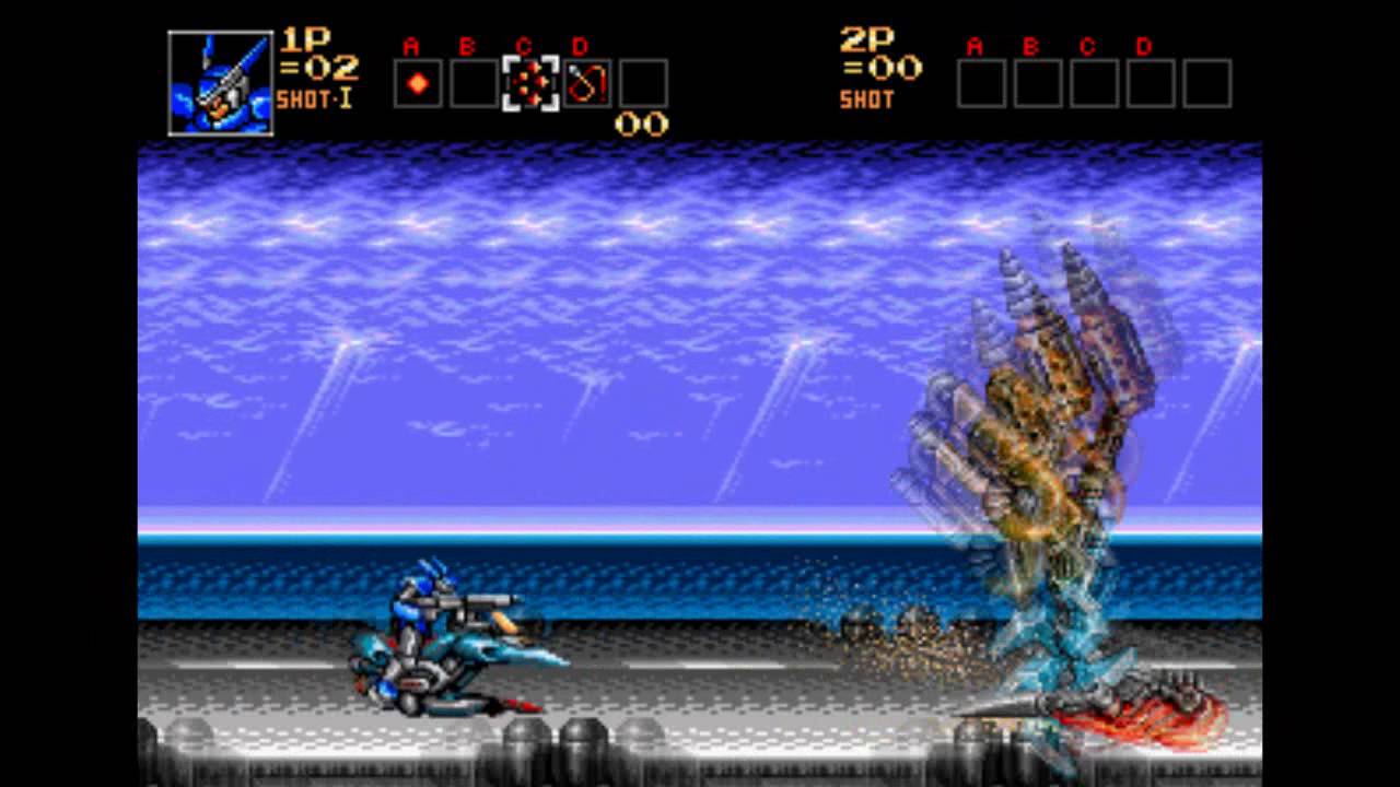 Probotector (Sega Mega Drive) - (Opening & Demo Loop) - YouTube