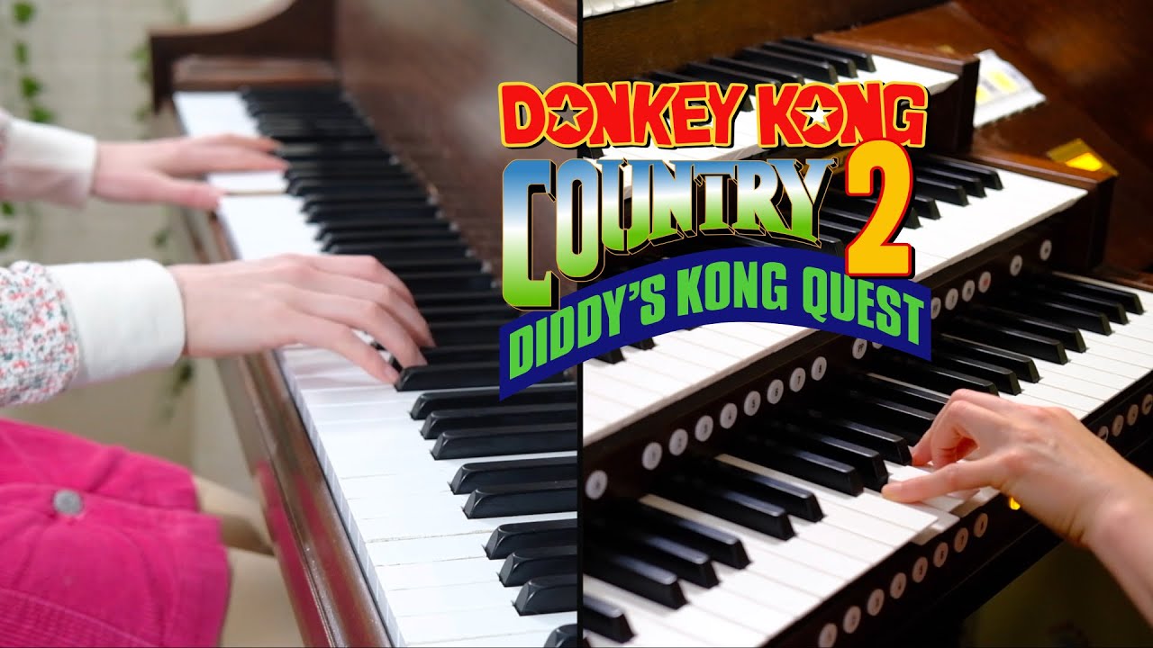 Stickerbrush Symphony ~ Donkey Kong Country 2 ~ Piano and Organ - YouTube