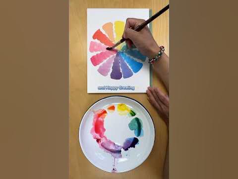Let’s create a color wheel together 🎨 Stay tuned for Youtube lesson on ...