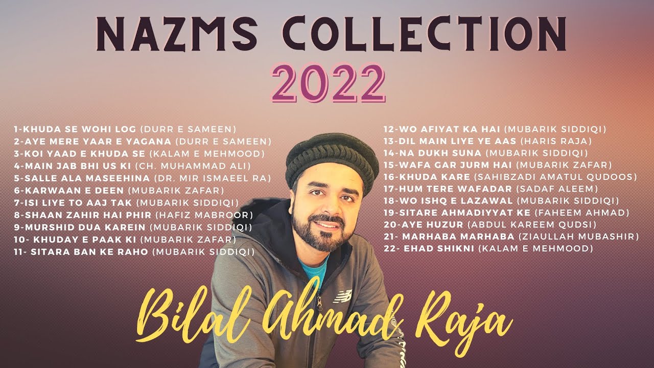 Bilal Raja Collection of Nazms in 2022 | Vol 3 | Bilal Raja Nazms Audio ...