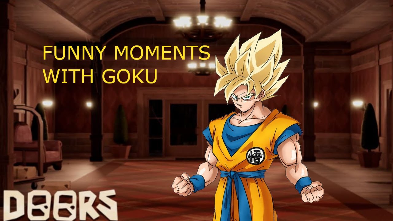 DOORS ROBLOX FUNNY MOMENTS WITH GOKU - YouTube