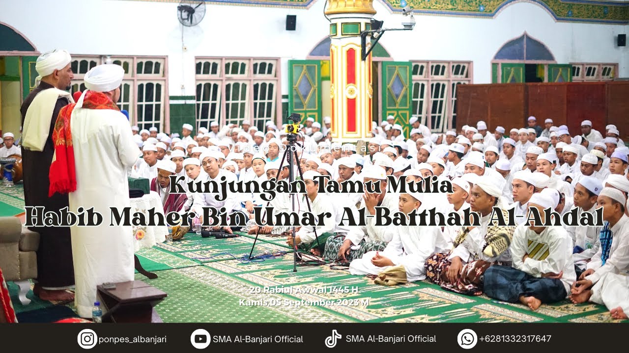 Kunjungan Tamu Mulia Habib Maher Bin Umar Al-Batthah Al-Ahdal - YouTube