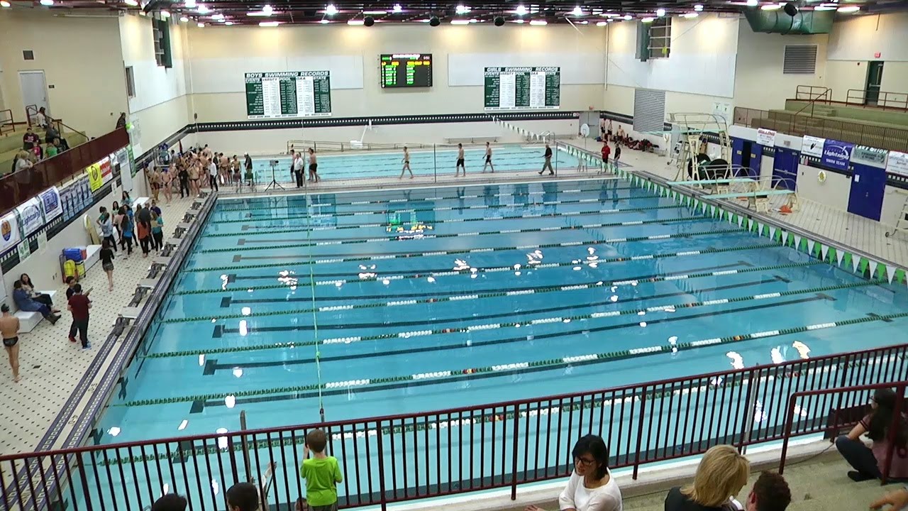 LO Boys Swim vs Romeo/Notre Dame Prep. 2/7/17 - YouTube