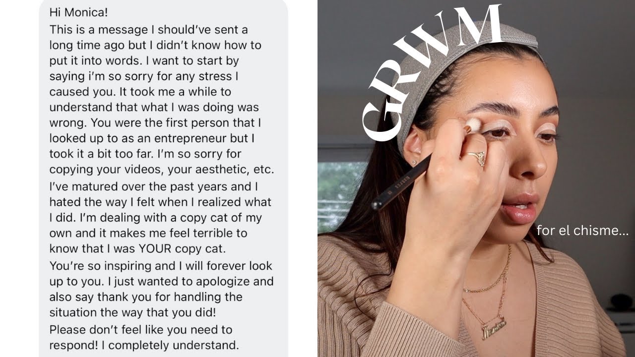 talking about the business owners that copied my brand | GRWM - YouTube