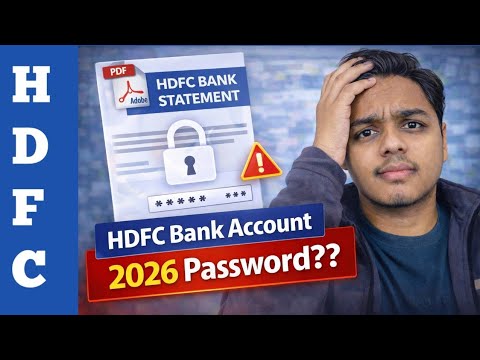 What is HDFC Bank Statement Password | How to open HDFC Bank Statement ...