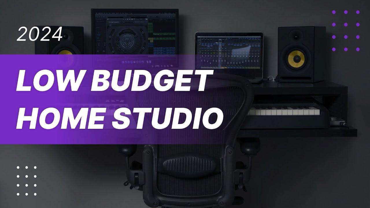 How to set : Budget friendly Home Studio | Low budget home studio - YouTube