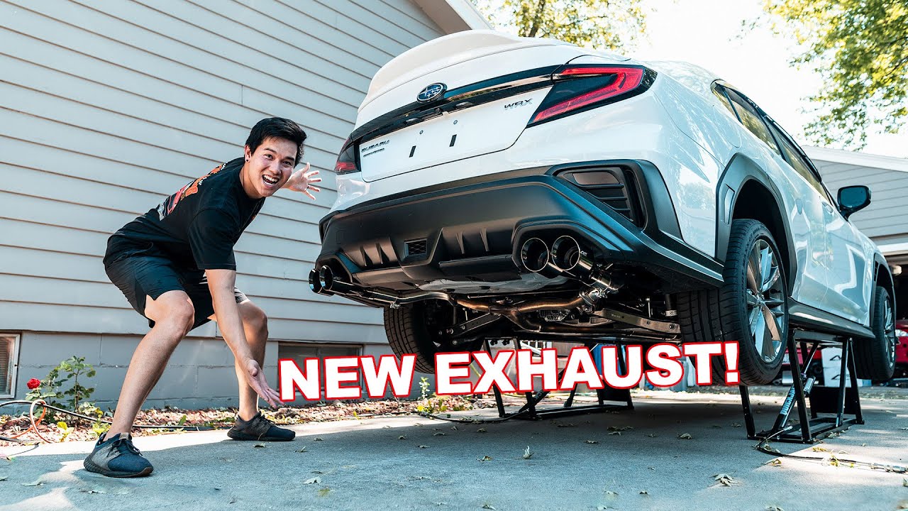 SIMPLE Exhaust Mod 22+ WRX - YouTube