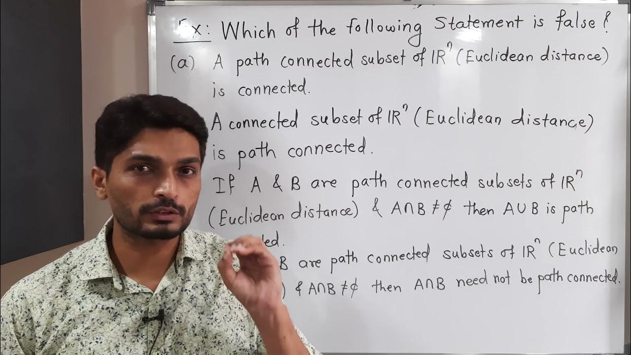 Connectedness - Lecture 38 - Theory Based MCQ - YouTube
