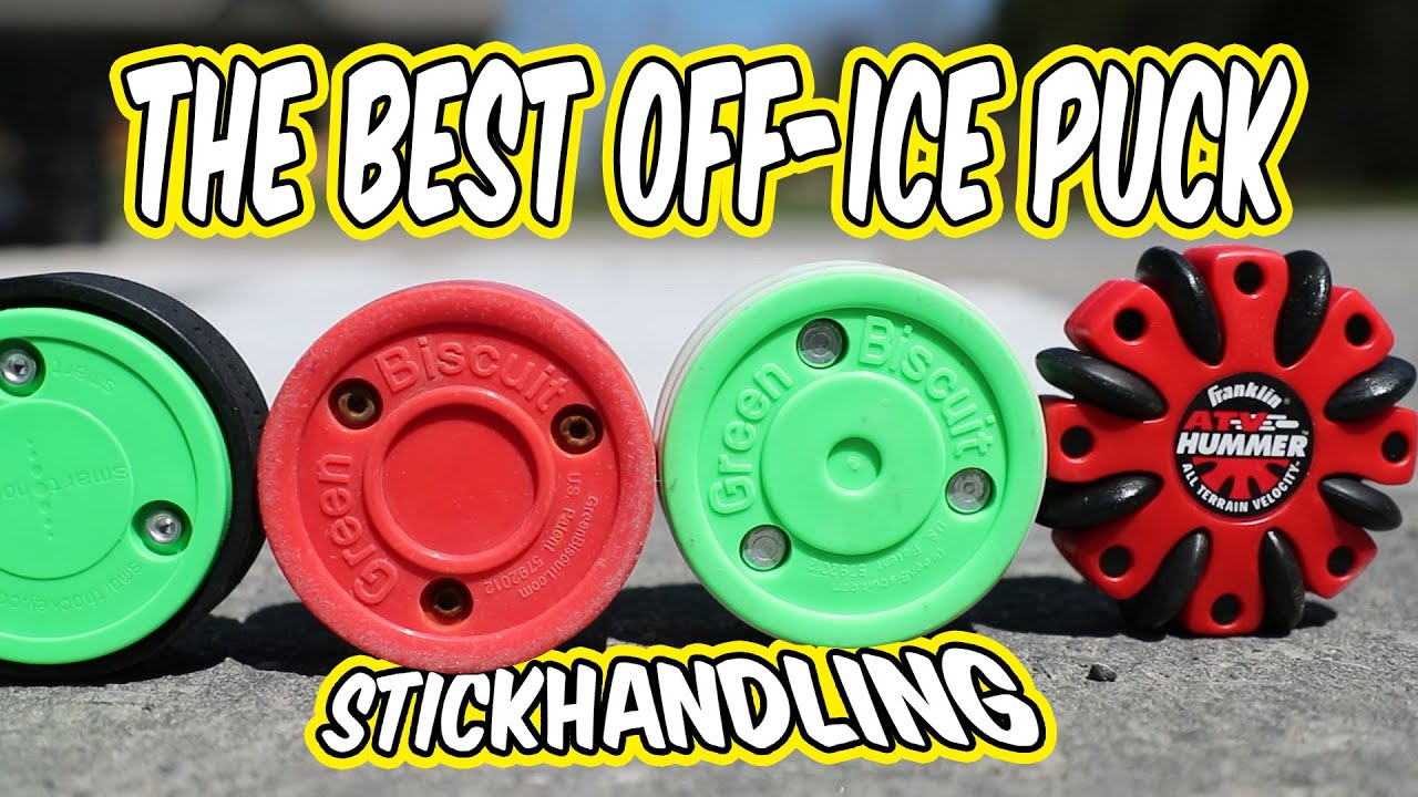 What is the best Off-Ice puck? 10 pucks tested for stickhandling - YouTube