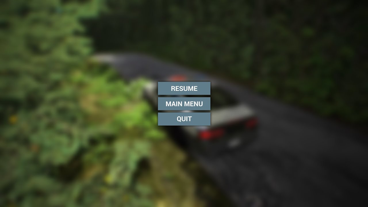 BeamNG.drive - Pause Menu Concept - YouTube