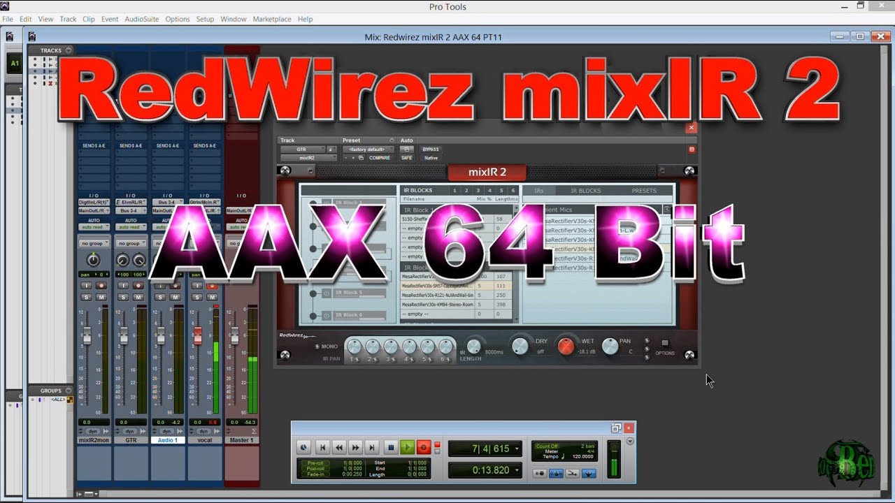 RedWirez mixIR 2 with Pro Tools 11 - YouTube