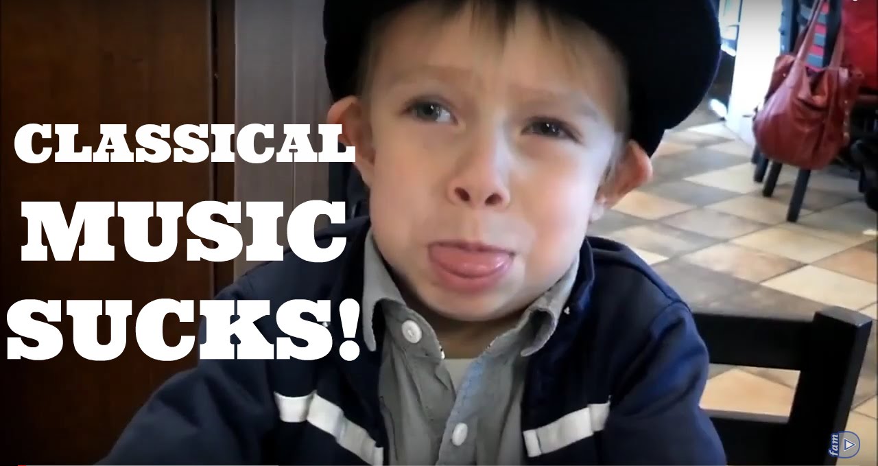 KIDS FUNNY REACTION TO CLASSICAL MUSIC! - YouTube