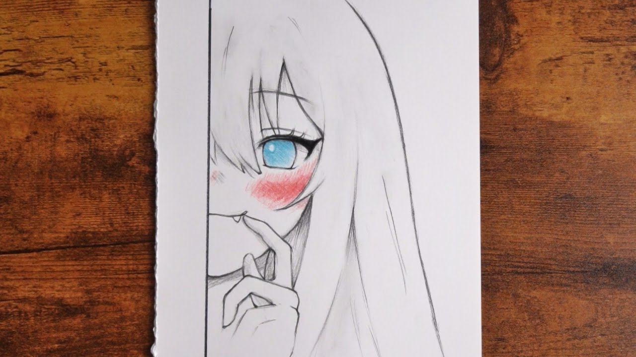 How to Cute Anime Girl | Easy Anime Drawing for beginners | step by ...