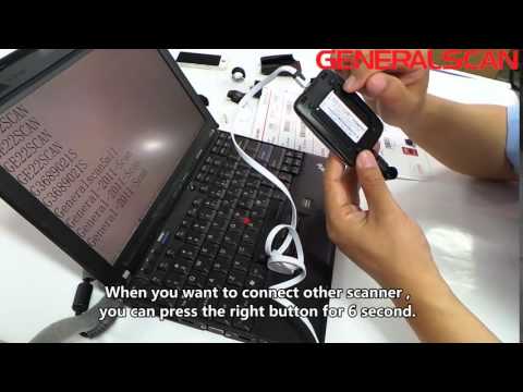 Generalscan GS-R1000BT Ring Scanner with Bluetooth Adapter - YouTube