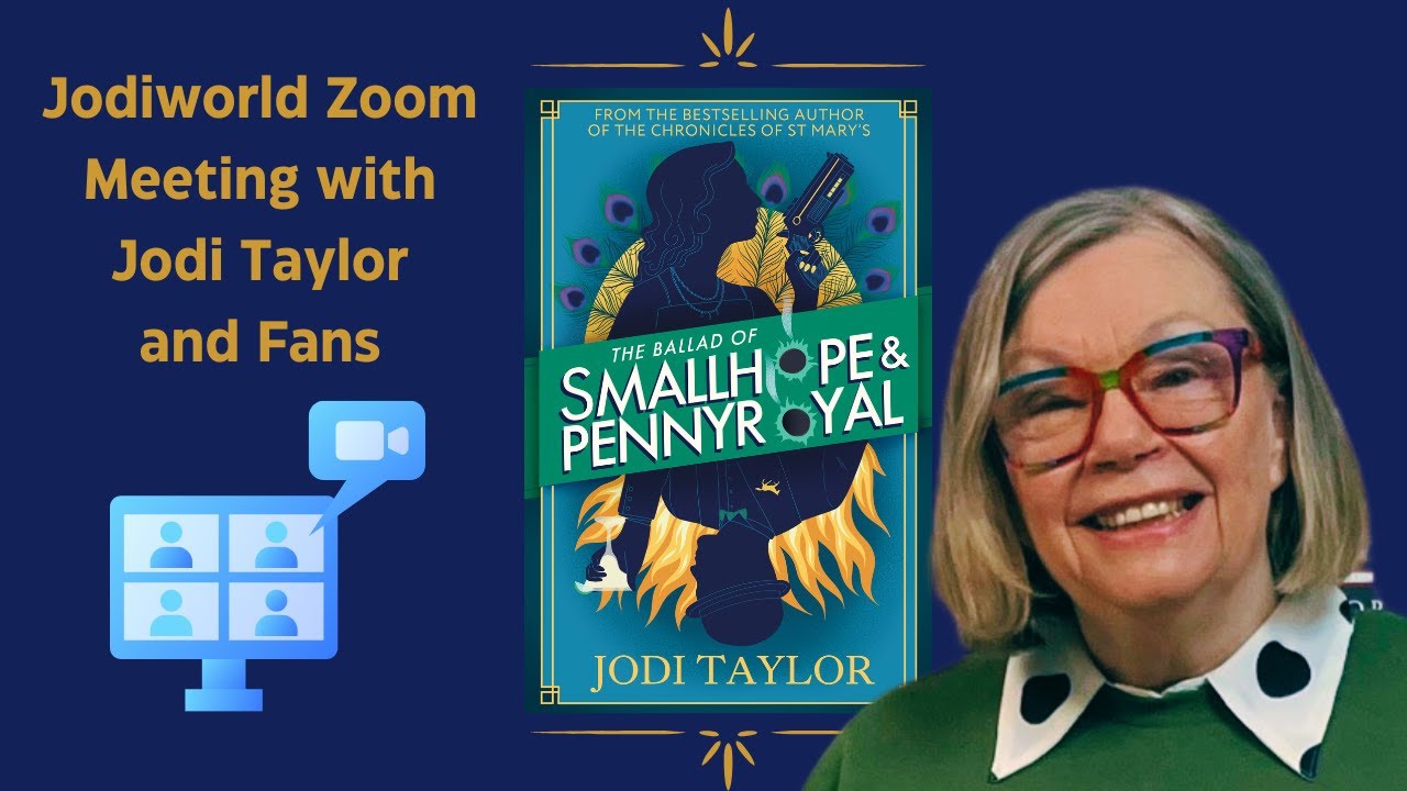 Jodiworld Zoom with bestselling author Jodi Taylor and fans - YouTube