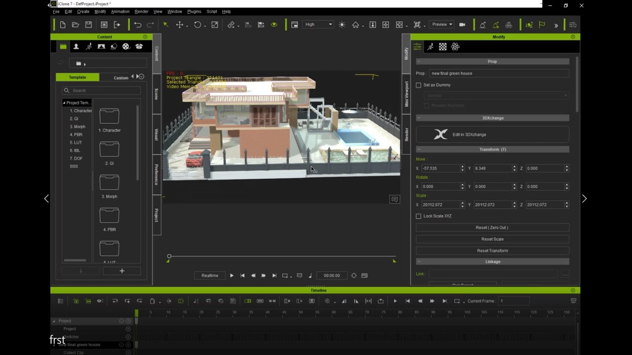Downloads iClone 3D House Model free In 10 Minutes | iclone 7 animation ...