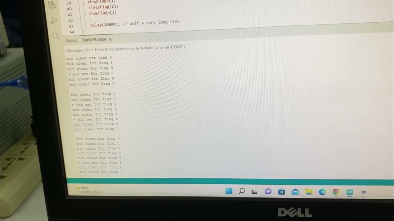 Experiment 5 : Setting and Reading Bits - YouTube