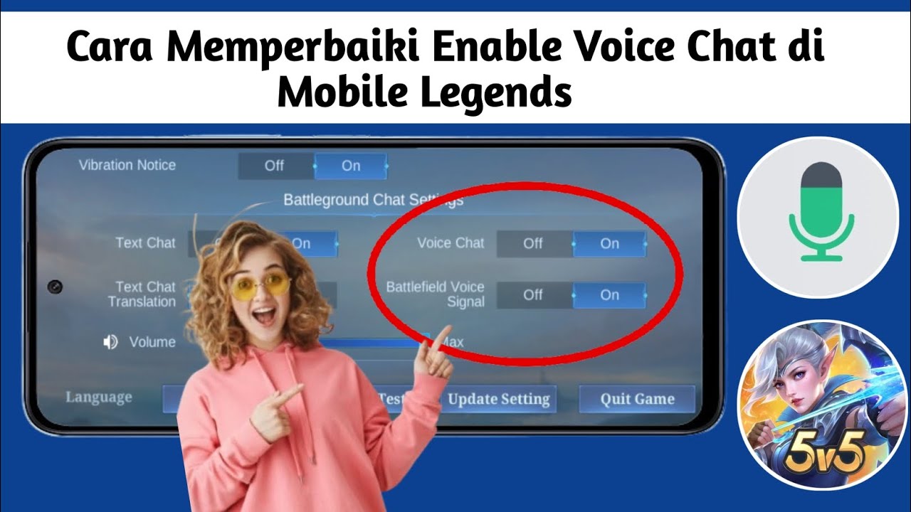 Cara Memperbaiki Enable Voice Chat SDK di Mobile Legends (2025) I Voice ...