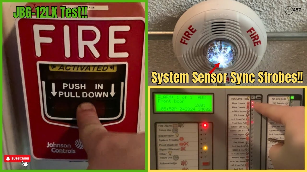 Front Door Pull Station Fire Alarm System Test 3 - YouTube