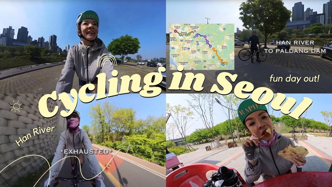 Biking the Han River | Cycling in Seoul | South Korea Travel Vlog ...