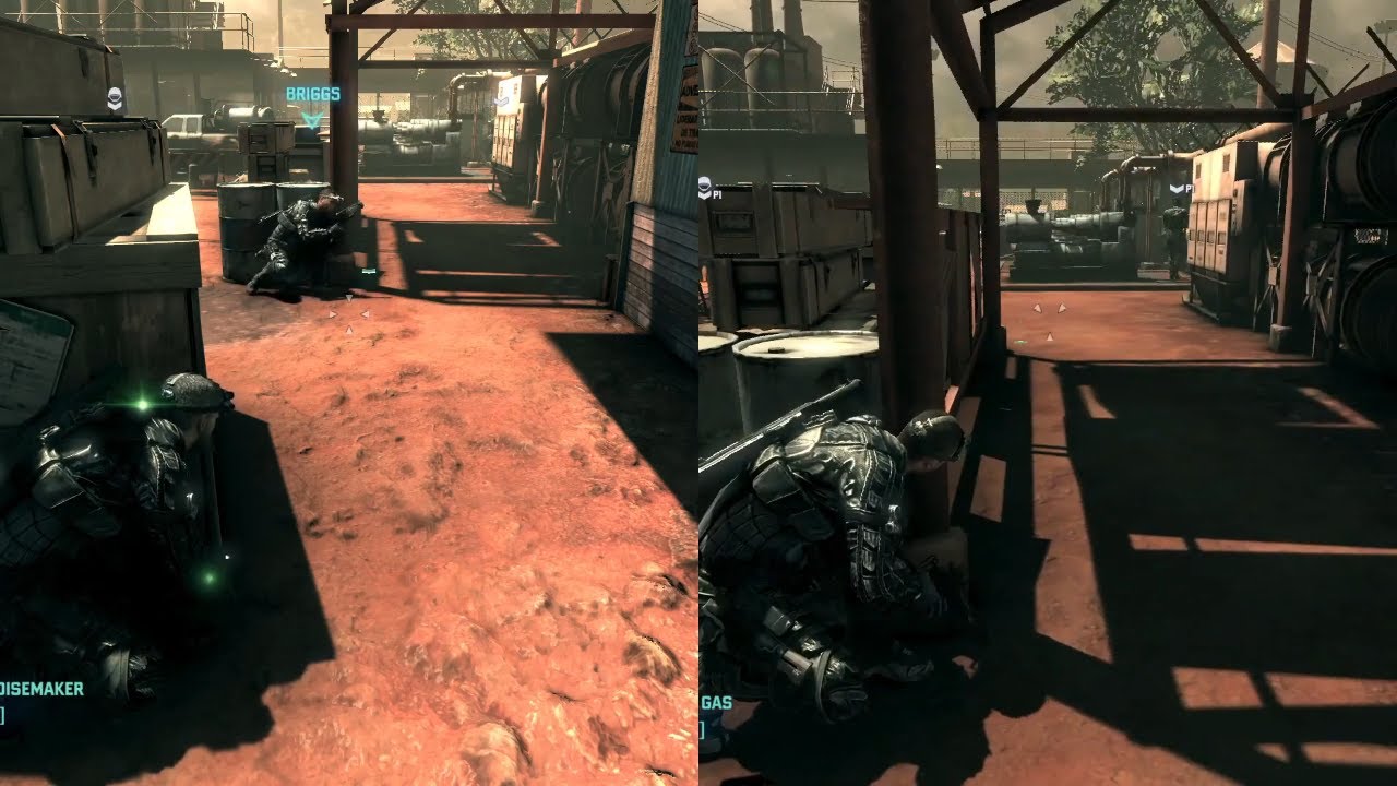 Split Screen Splinter Cell Blacklist Kobin MIssion 3 Blood Diamond Mine 100% Ghost Perfectionist ...