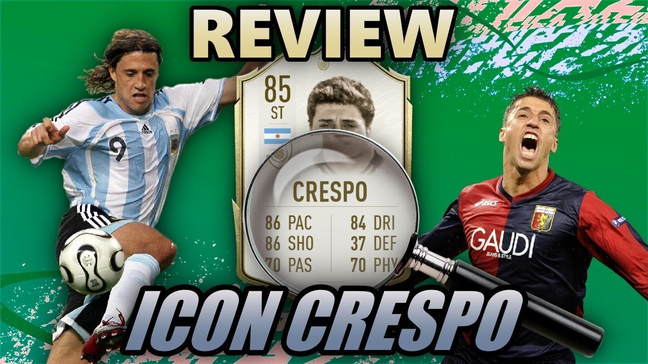 FIFA 20 - ICON HERNAN CRESPO (85) PLAYER REVIEW - YouTube