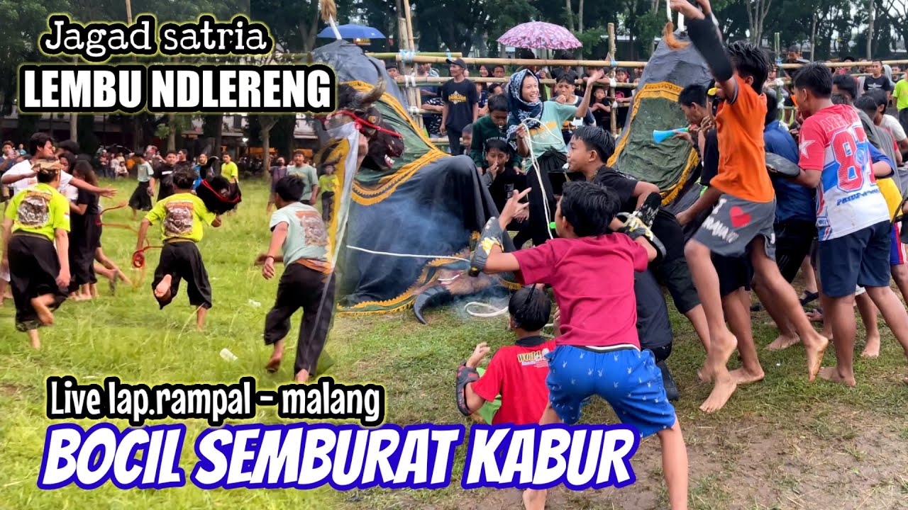 SERU PLAYON || BOCIL SEMBURAT ||JAGAD SATRIA LEMBU NDLERENG live lap. rampal - makang - YouTube