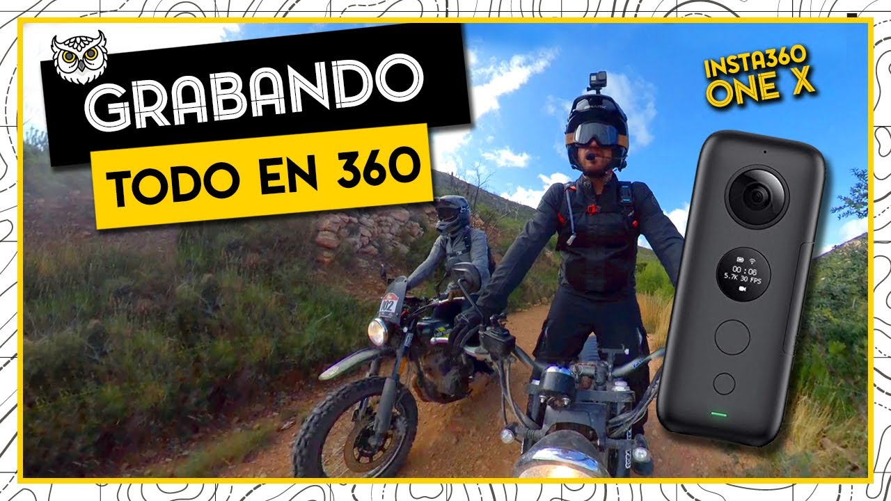 Insta360 One X en MOTO | Offroad con cámara 360 grados - YouTube