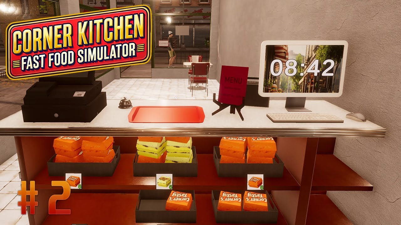Corner Kitchen Fast Food Simulator #2 |No Commentary| - YouTube