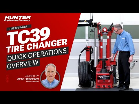 TC39 Tire Changer Operation - Hunter Engineering Company - YouTube