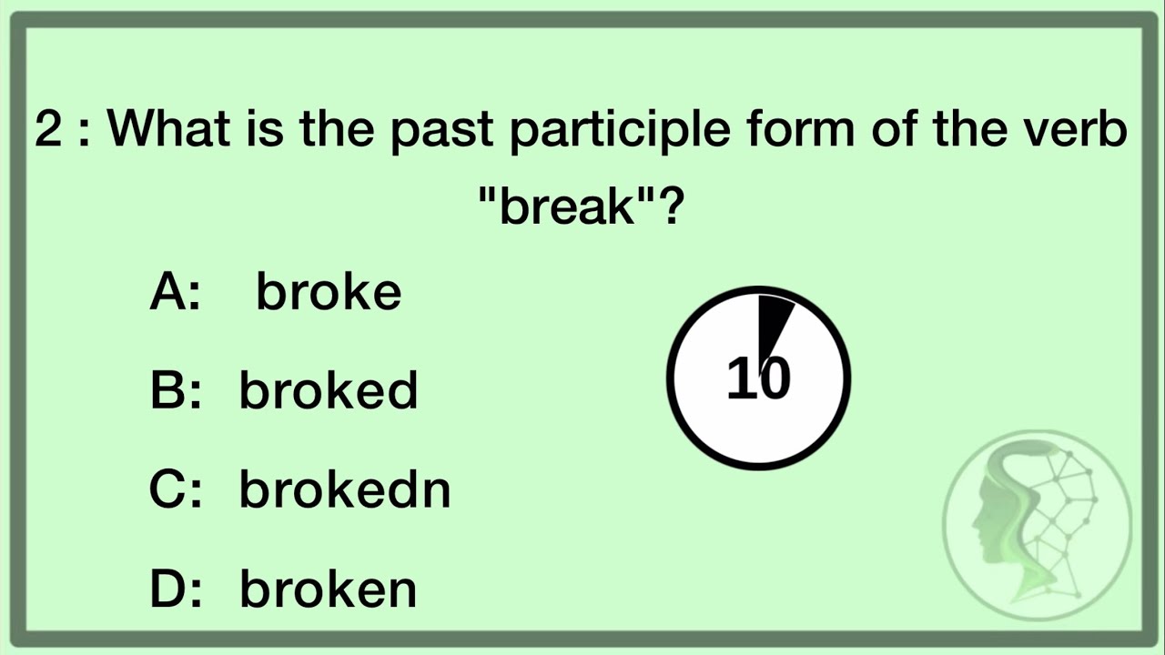Irregular Verbs Challenge: Multiple-Choice Questions to Test Your ...