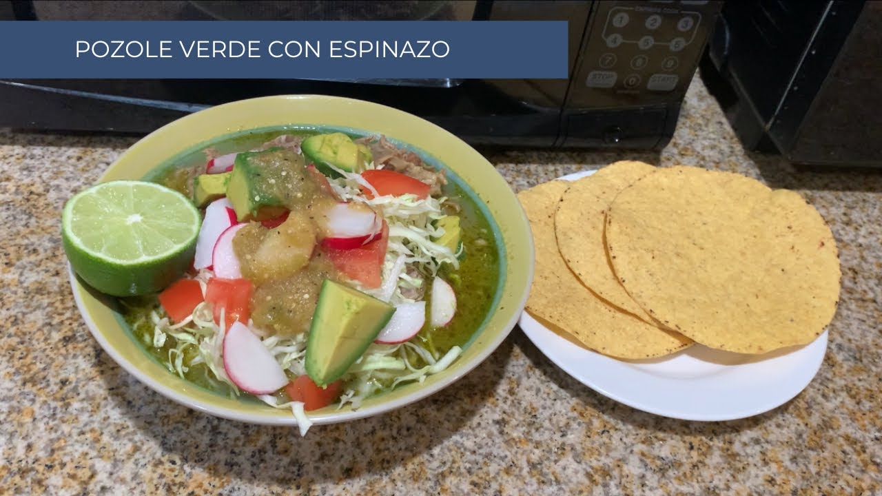 COMO HACER POZOLE VERDE CON ESPINAZO, DELICIOSO - YouTube