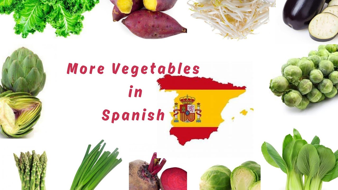 more vegetables vocabulary in Spanish |learn Spanish - YouTube