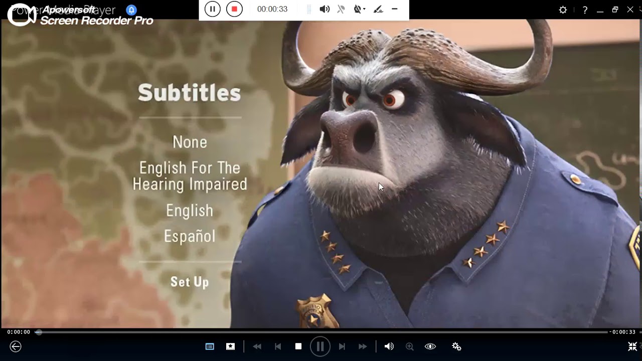 Zootopia DVD Menu 2016 en inglés y español - YouTube