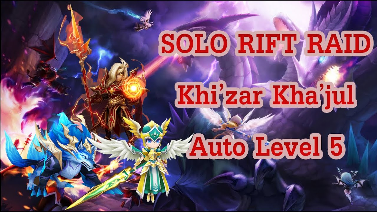 [SMW] Summoners war Solo team Auto rift raid R5 FAST team - YouTube