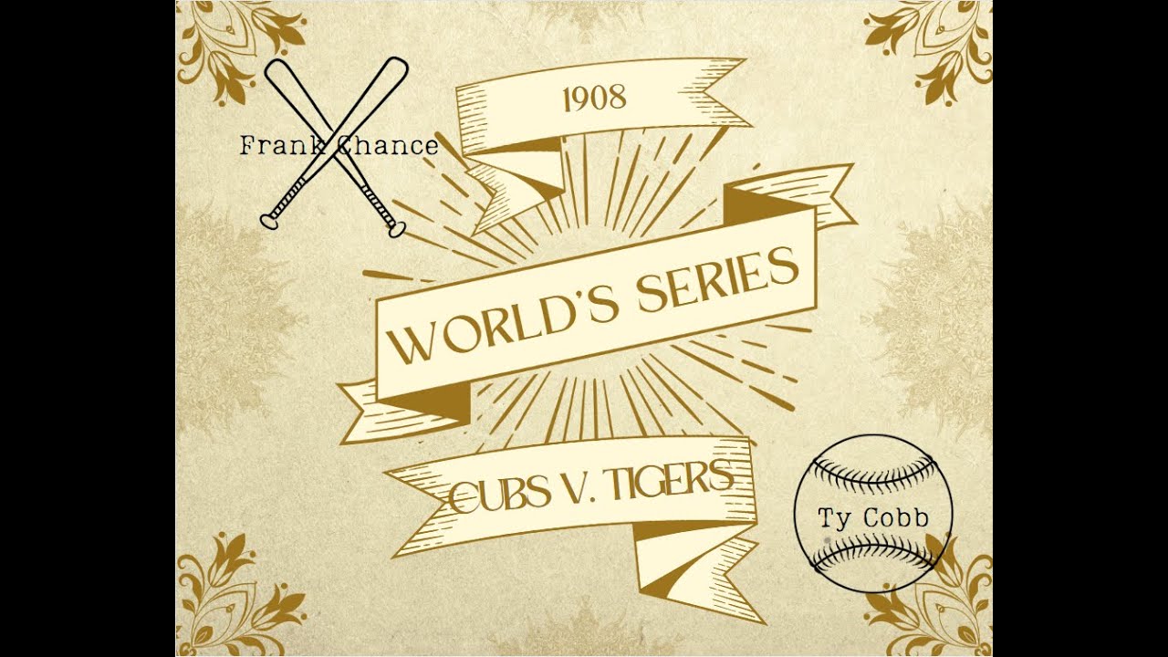 GAME 5 1908 WORLD SERIES CHICAGO CUBS AT DETROIT TIGERS USING OOTP 24 ...