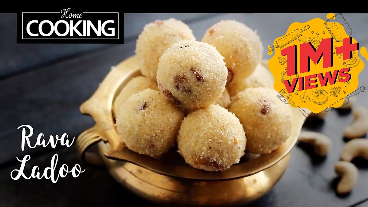 Rava Ladoo | Sooji Ladoo | Quick Indian Sweets - YouTube
