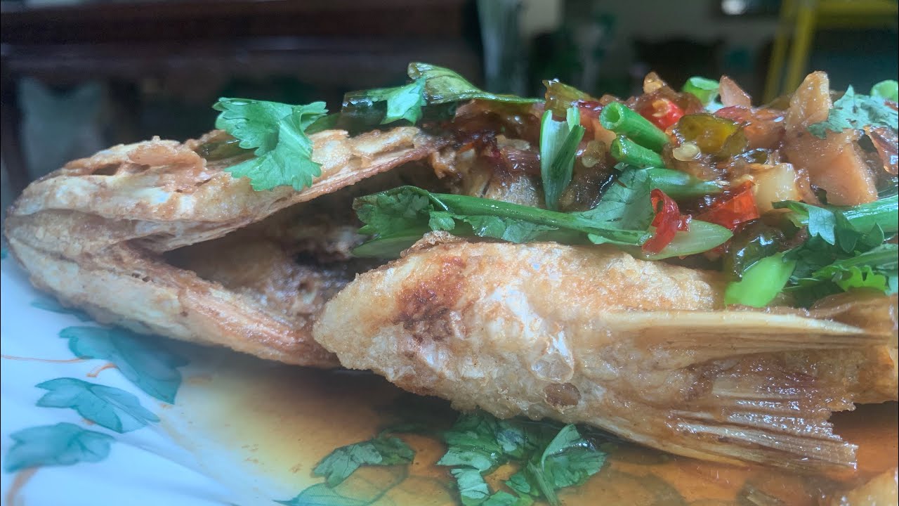 Siakap Goreng Cili Ala Thai | Fish With Chillies And Tamarind Sauce ...